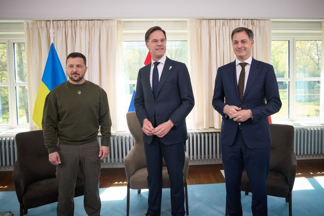 Zelensky meets Dutch, Belgian prime ministers, signs joint declaration