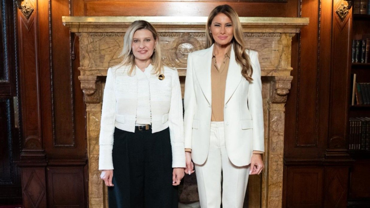 Ukraine's First Lady Zelenska meets Melania Trump to discuss children ...