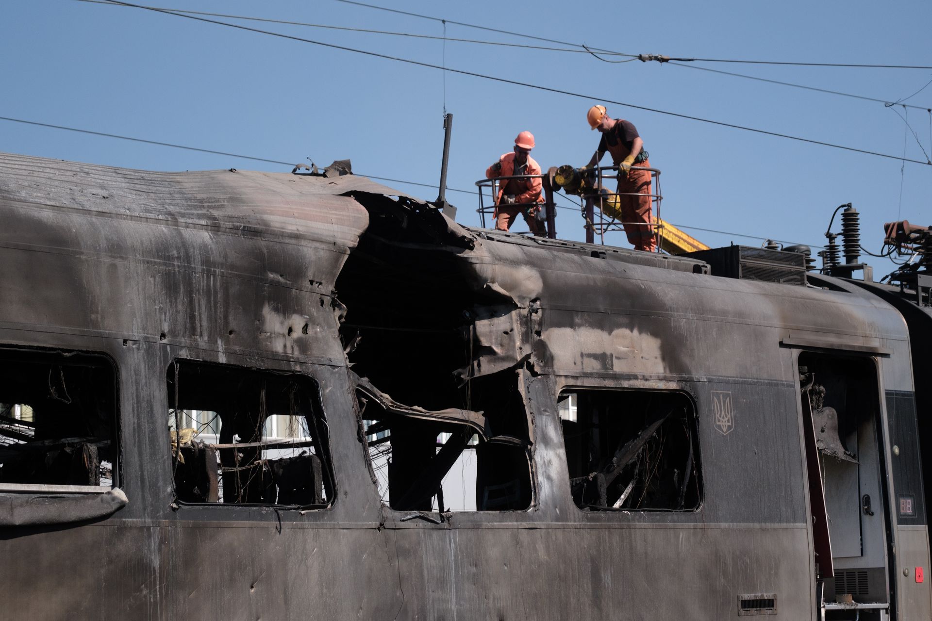 Russia has pounded Ukraine's rail infrastructure 300 times since August ...