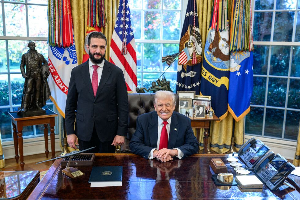 Trump hosts Syria’s al-Sharaa at the White House for the first time ...